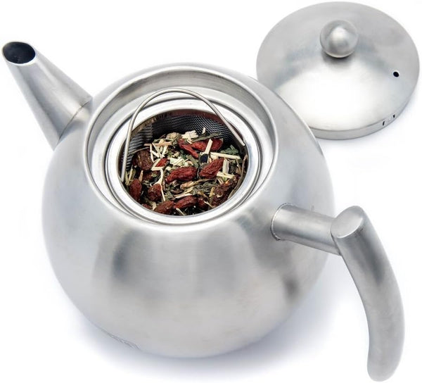 Shop Stainless Steel Tea Pot 1 Liter Online in USA | Venoly